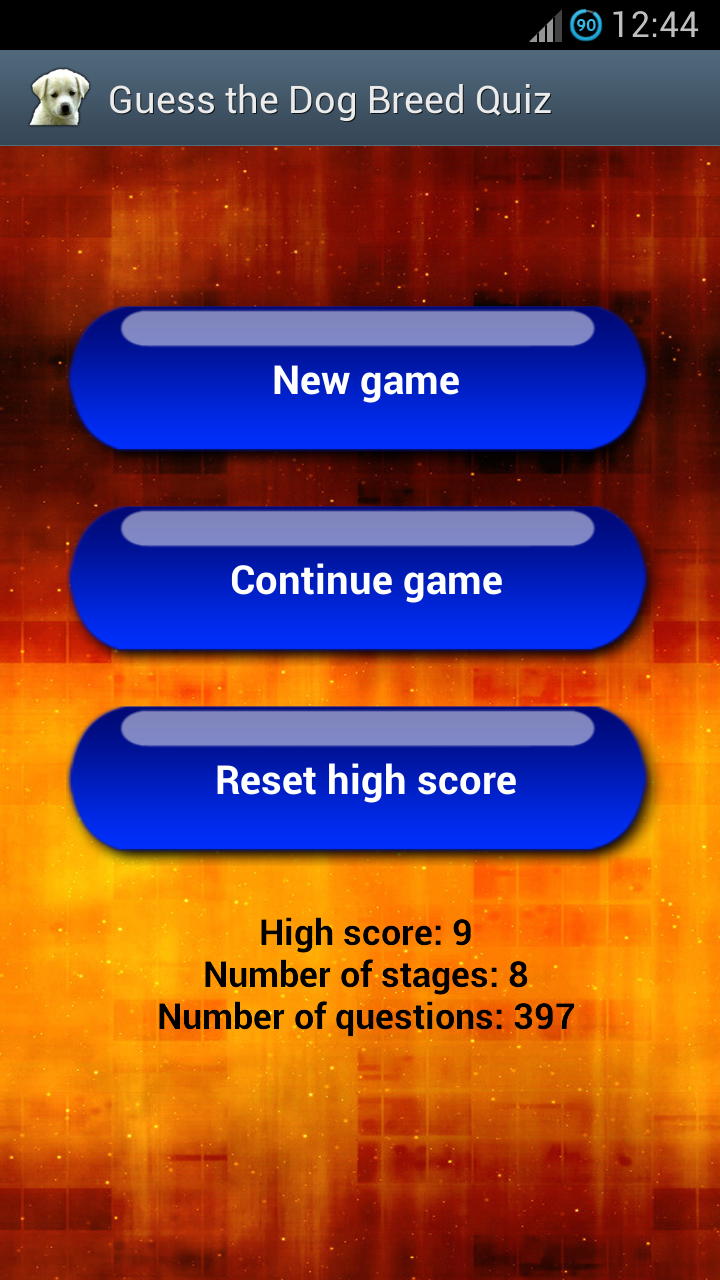 Aplicación Guess the Dog Breed Quiz en Amazon Appstore