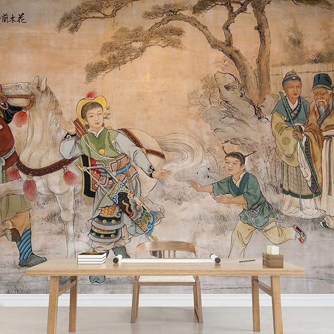 Amazon.com: wall26 - Chinese Classic Wall Drawing - Removable Wall ...