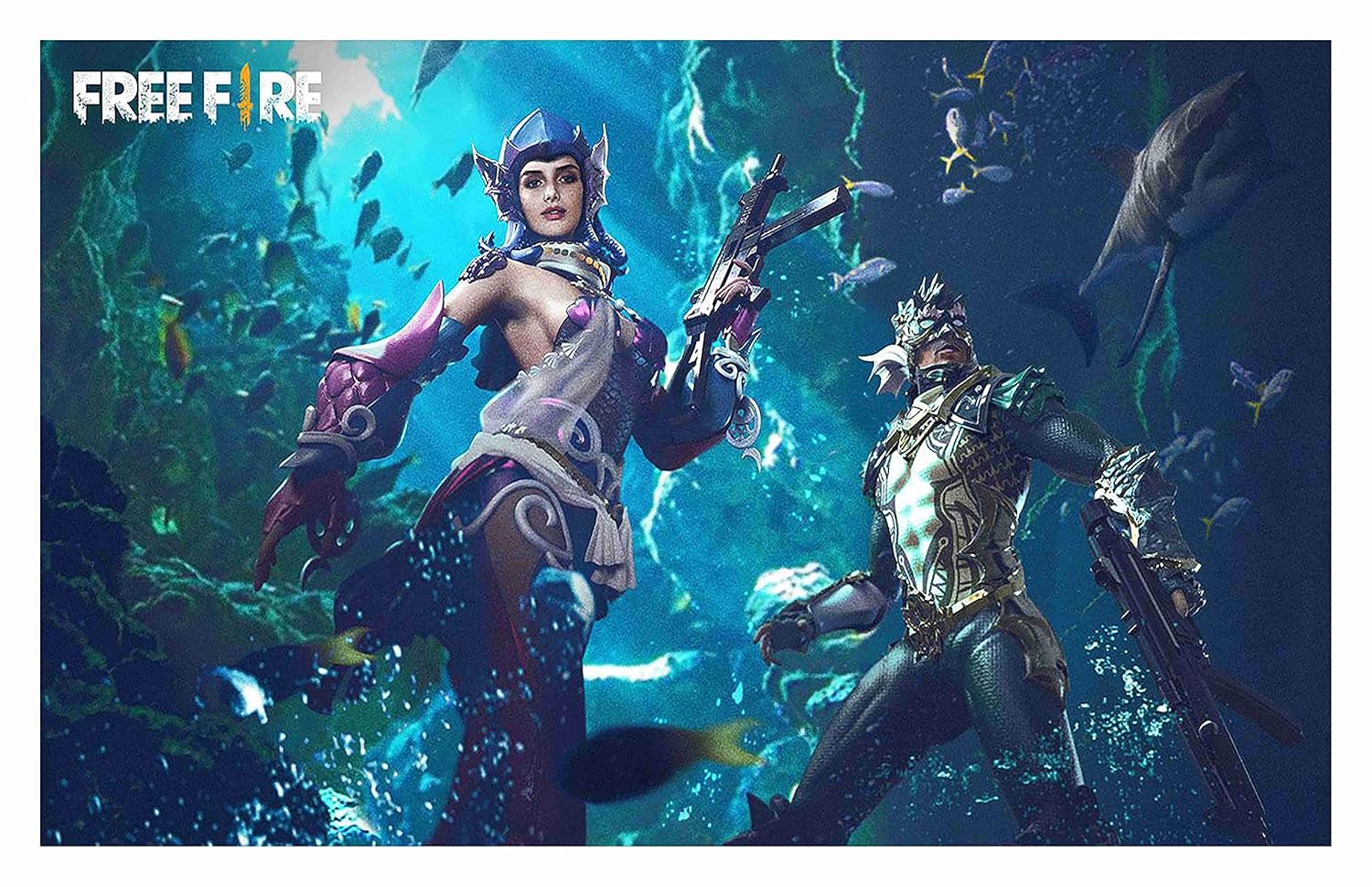 BALDAU PRINTS Free Fire Game Wall Poster For Room (Gloss Laminated ...