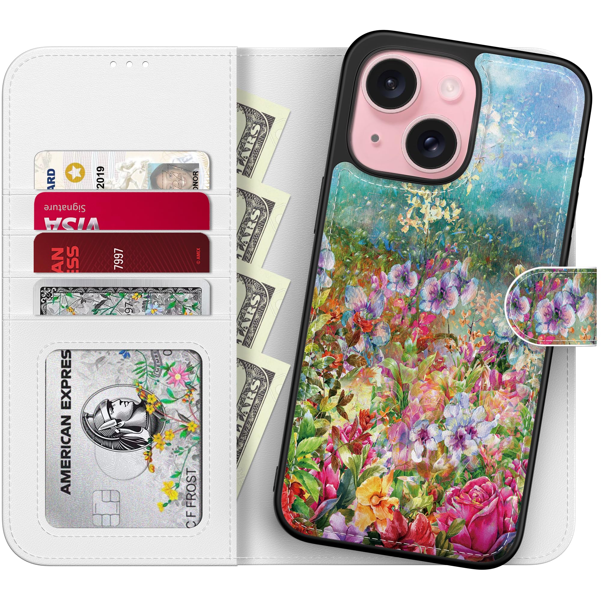 Amazon.com: LUMARKE Designed for iPhone 13 Mini Wallet Case ...