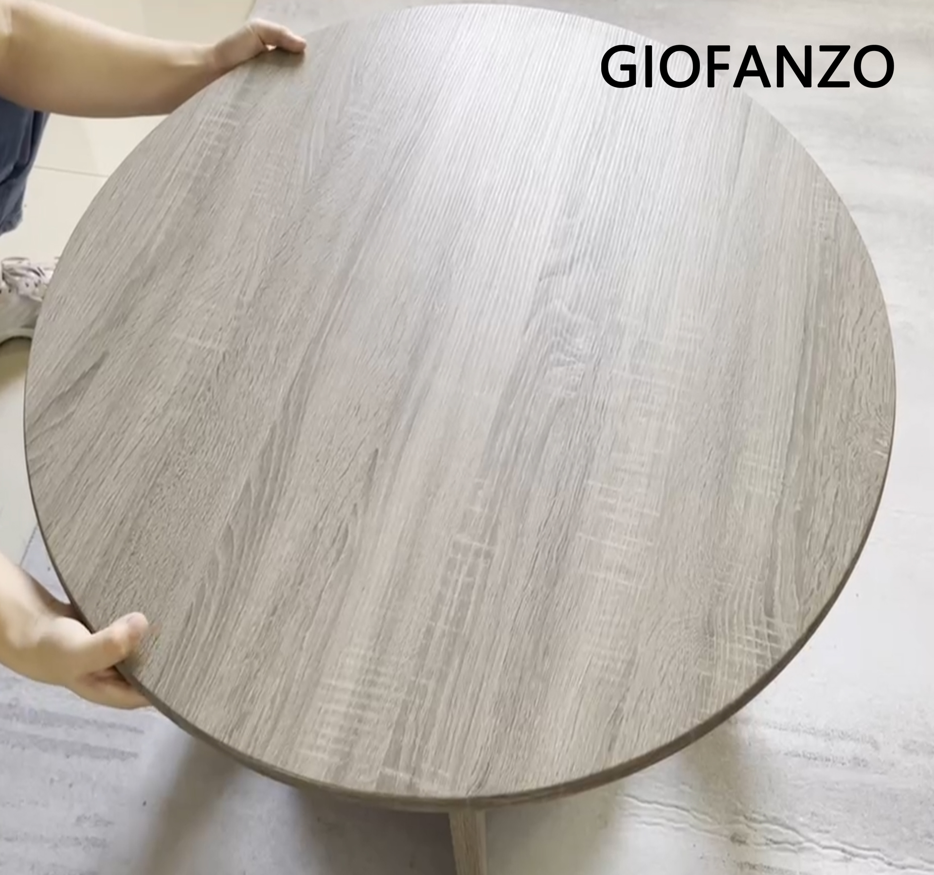 Watch Giofanzo Round Coffee Table Assemble the Tutorial Video on Amazon ...