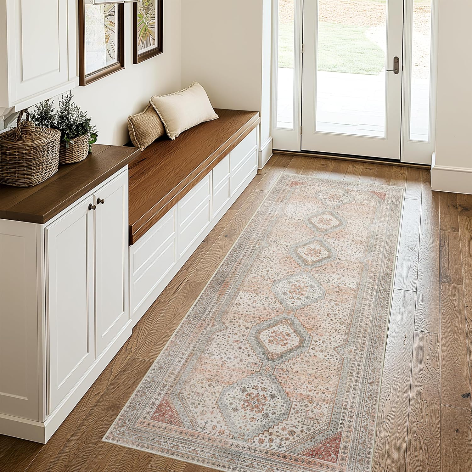 Amazon.com: GENIMO Runner Rug 2x5 Non Slip Hallway Runner Rugs, Machine ...