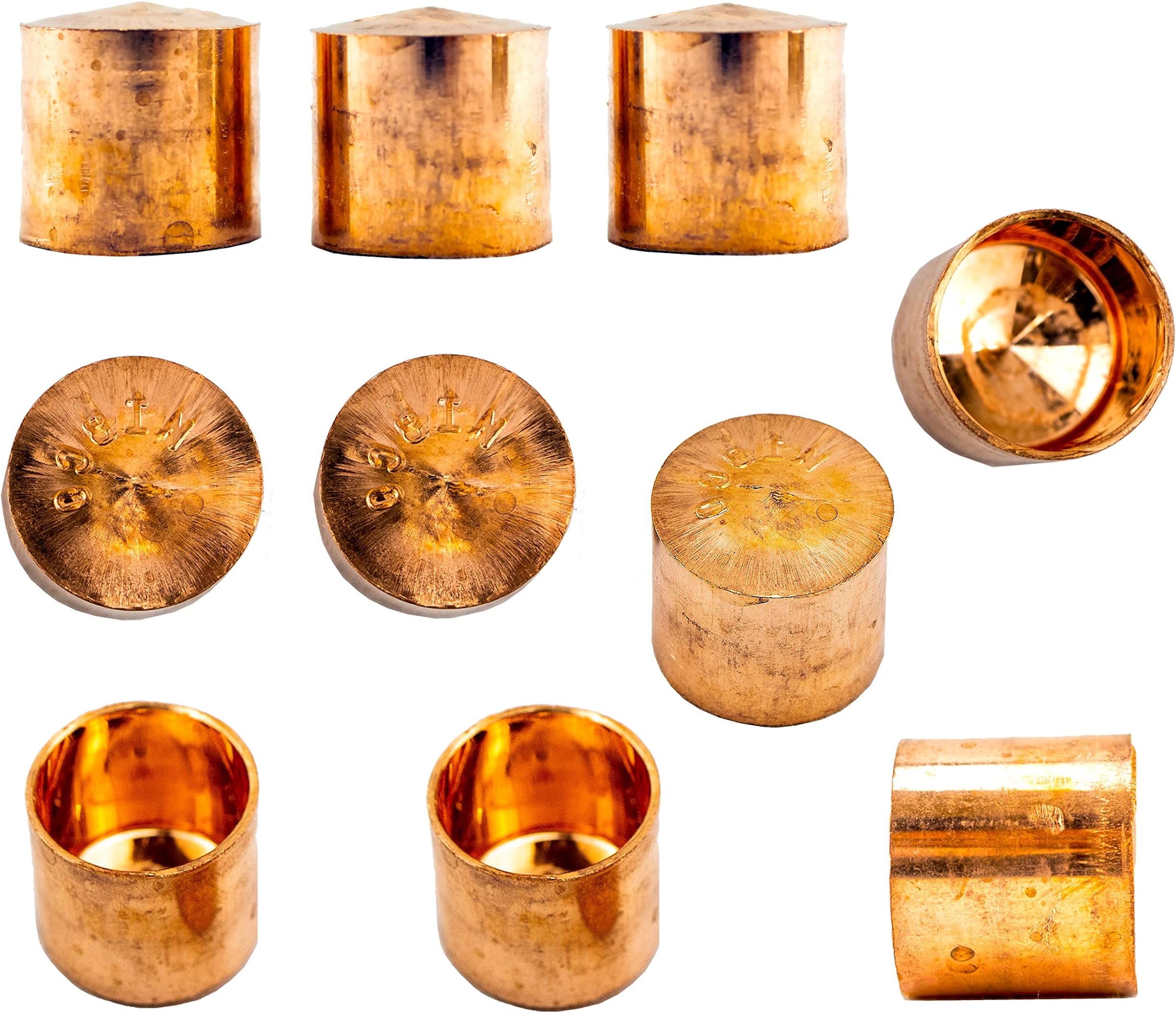 Amazon.com: Harrier Hardware Copper Pipe Fitting Caps - 10-Pack, 3/4 ...