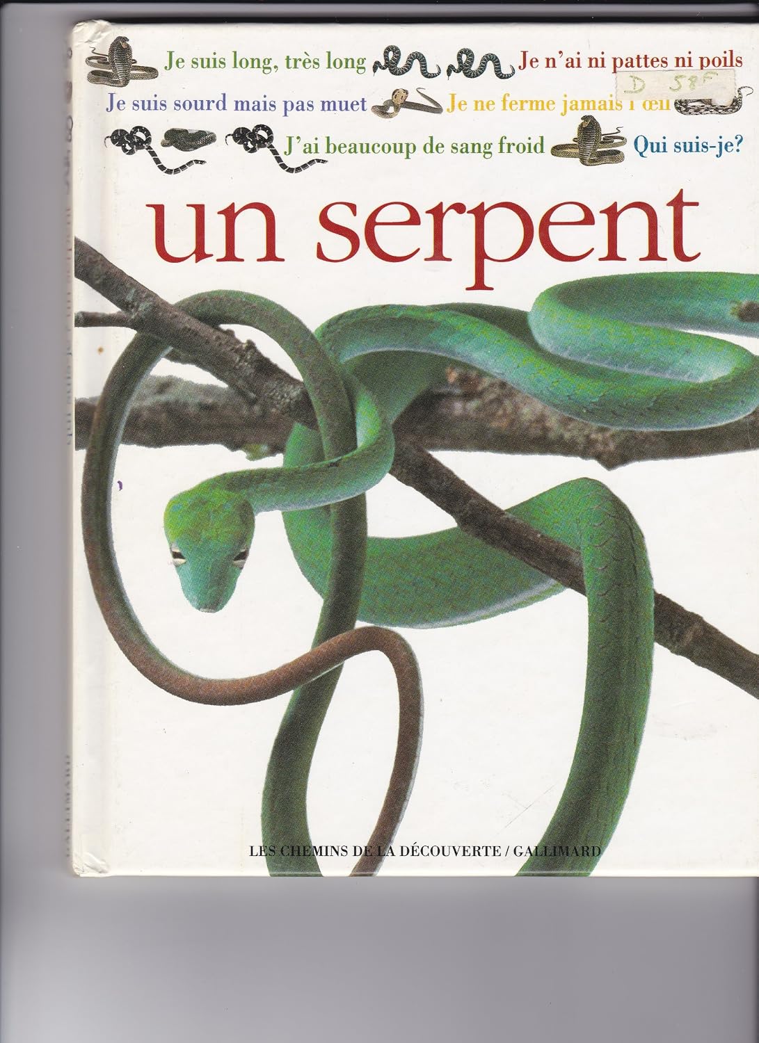 Amazon.com: Qui suis je ? un serpent 102097: 9782070316021: Books