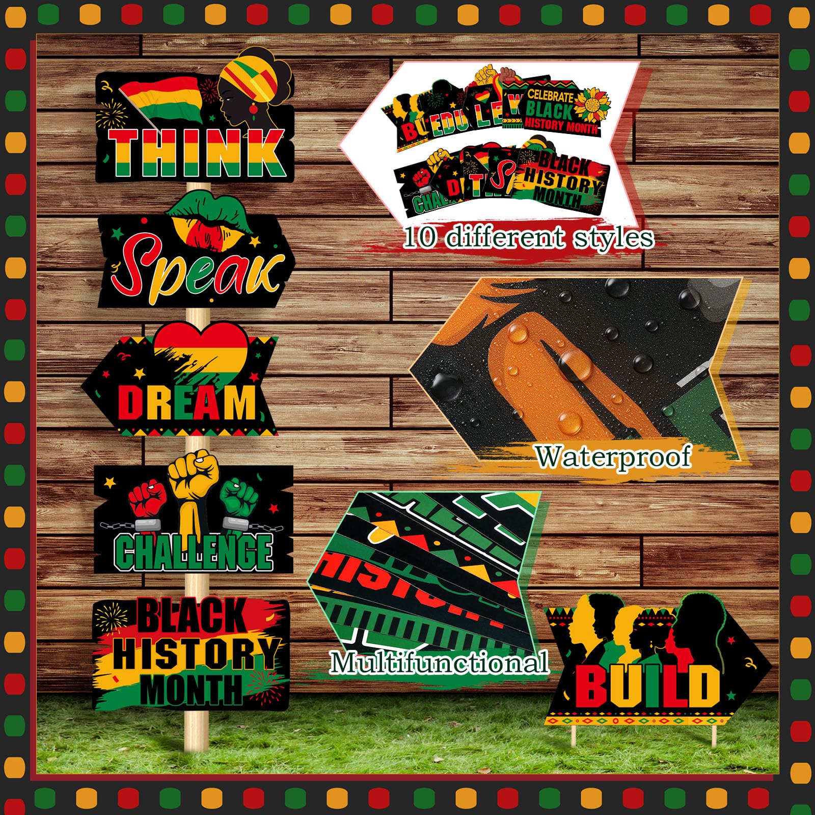 Snapklik.com : 14 Pcs Black History Month Decorations Black History ...