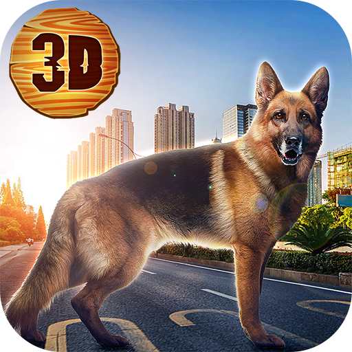 German Shepherd Dog Life Simulator: Criminal Catch Dog Stunts Animal ...