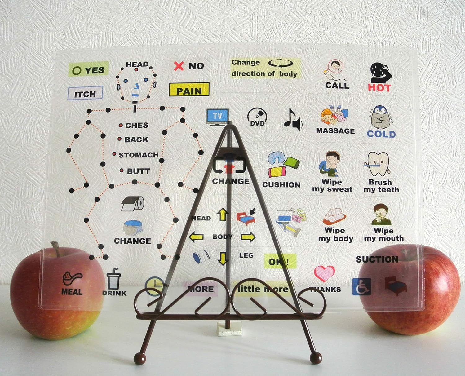 Amazon.com: BD-W-Transparent Communication Board (Body-Parts & Words ...