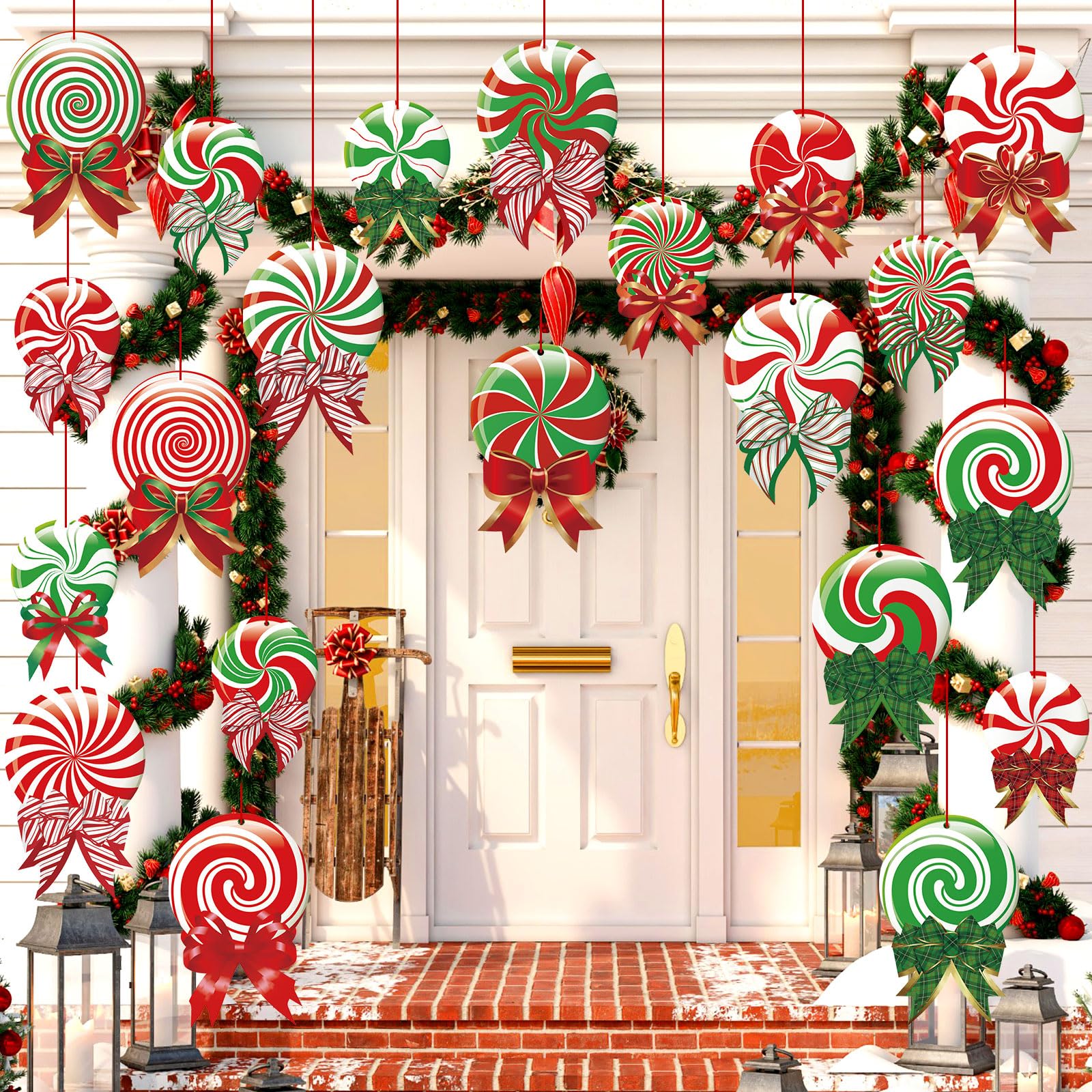 Peppermint Candy Theme Christmas Decorations