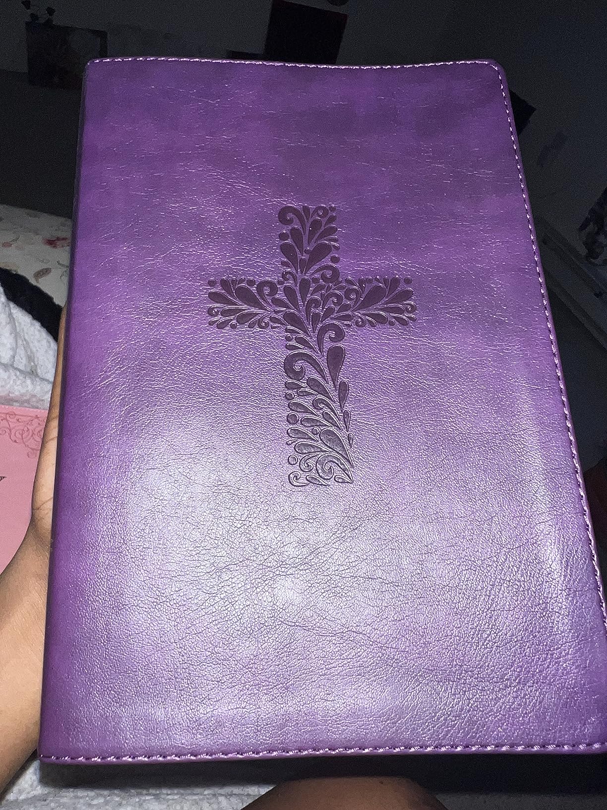 KJV Rainbow Study Bible, Purple LeatherTouch, Black Letter, Pure ...