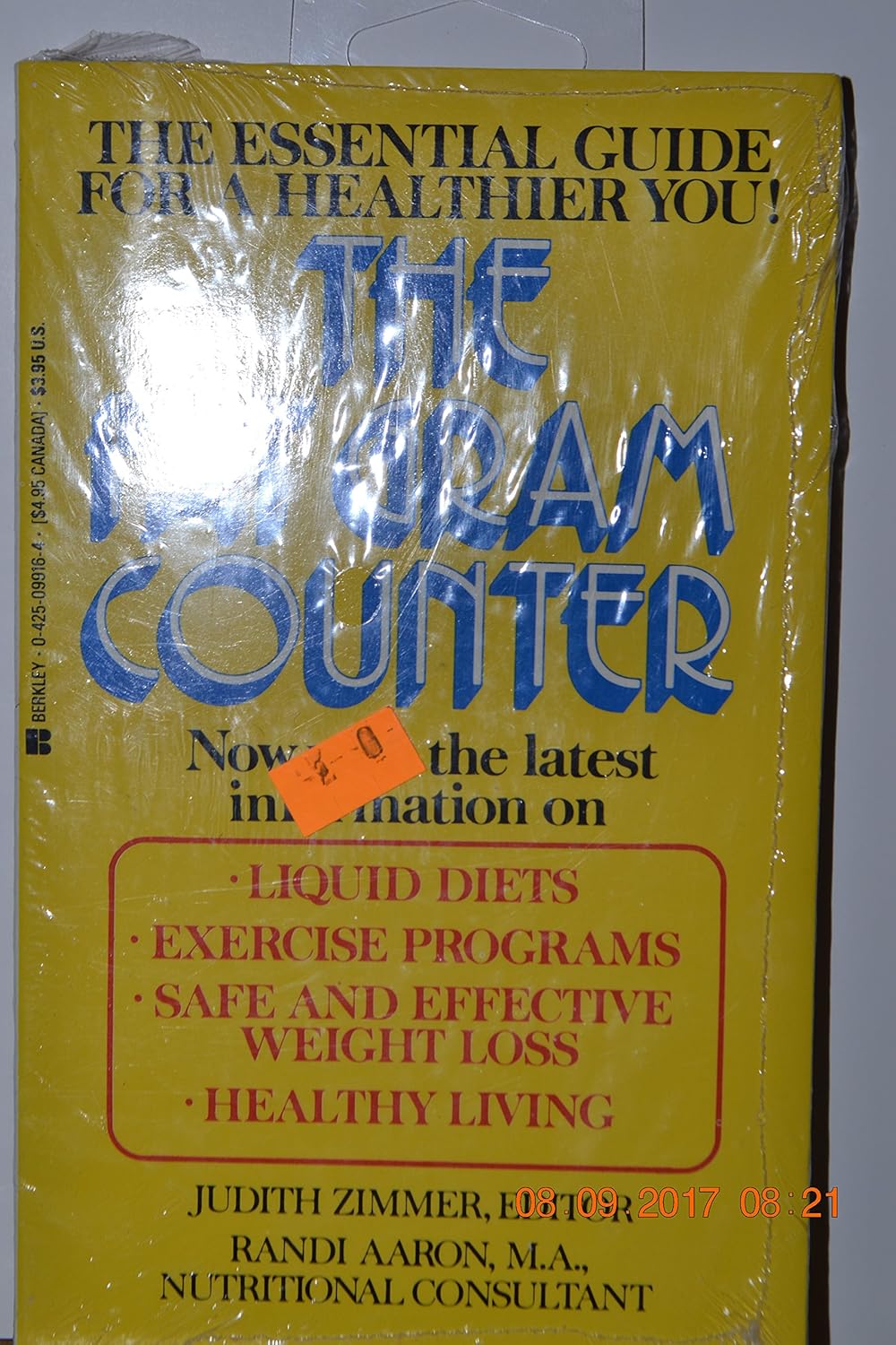 The Fat Gram Counter: Zimmer, J.: 9780425099162: Amazon.com: Books
