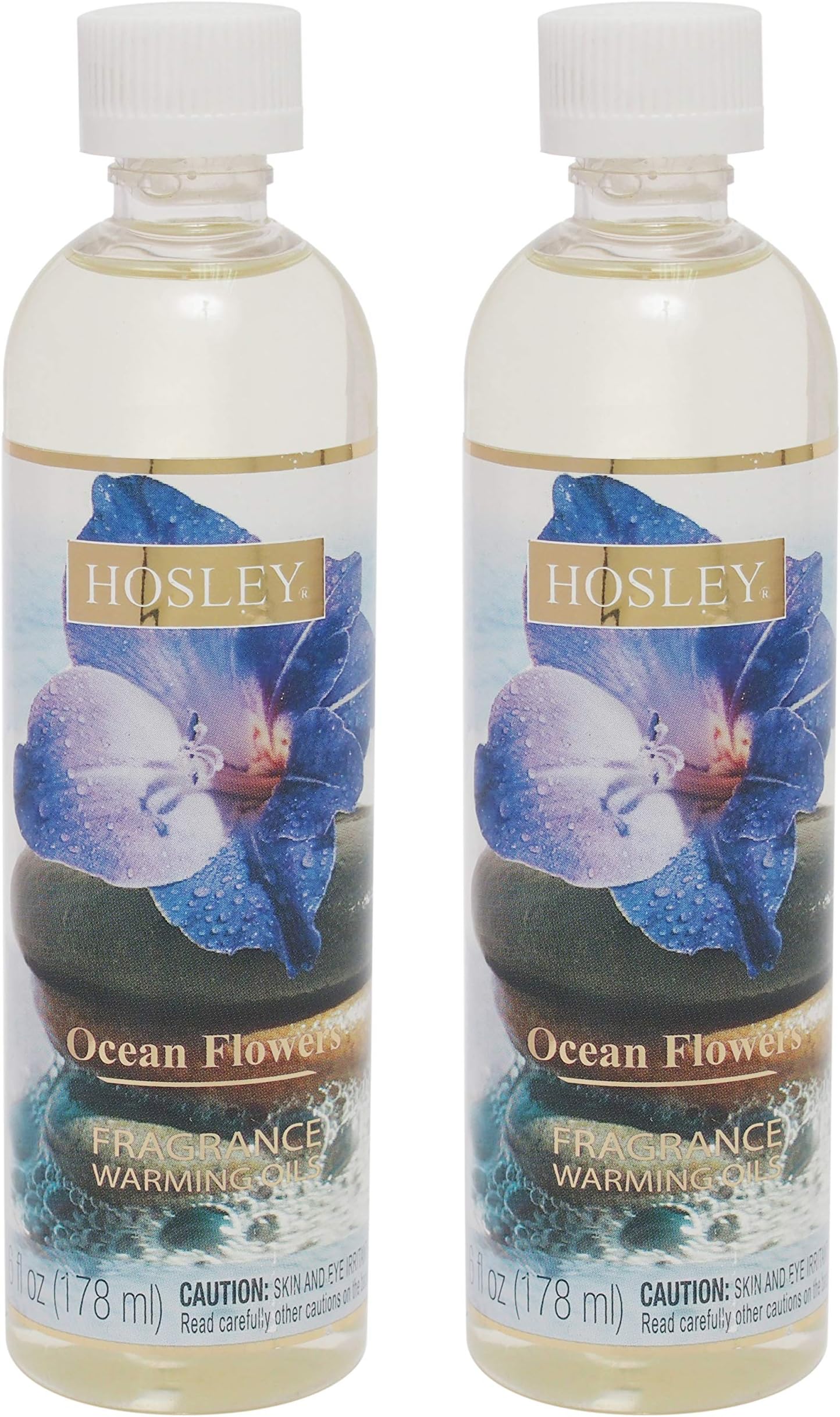 Amazon.com: Hosley® Set of 2 Ocean Flowers Fragrance Warming Oils 6 ...