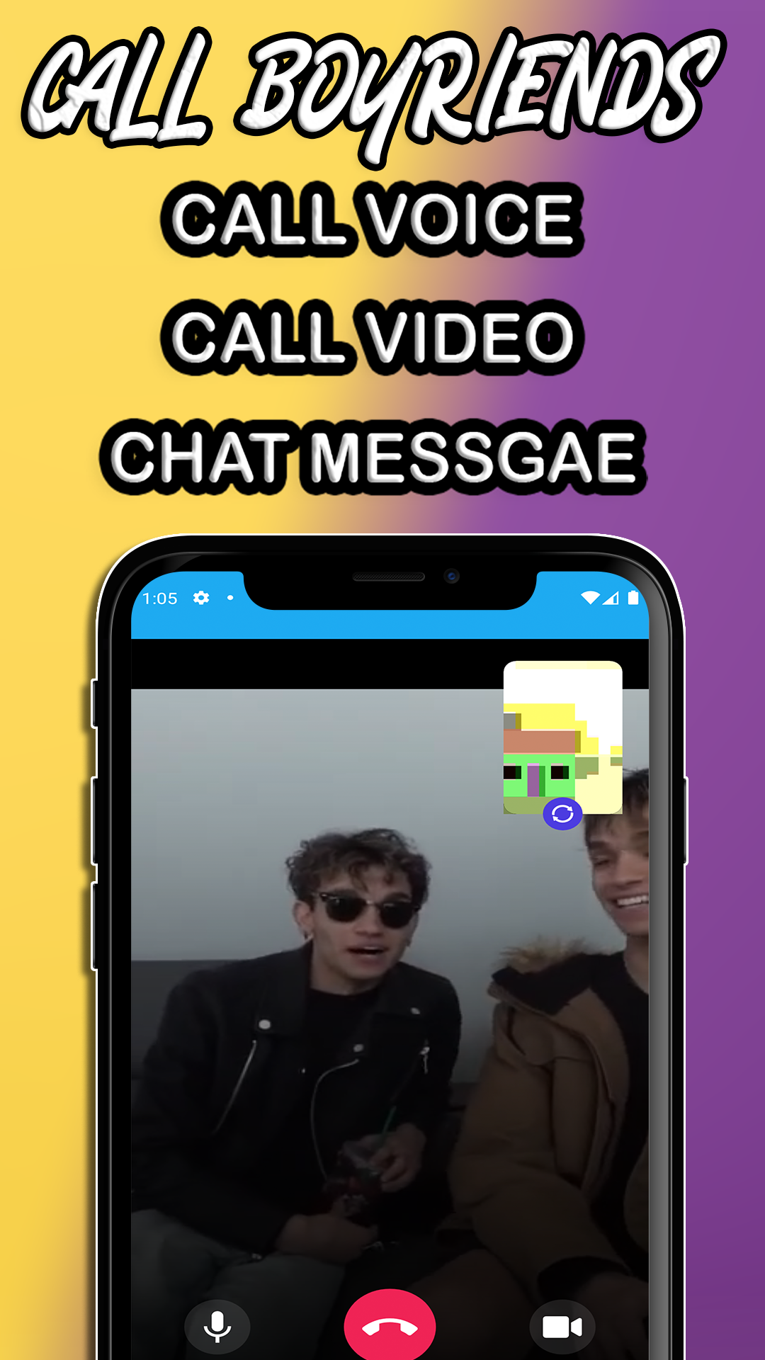 Talking Boyfriend - Fake voice & Video Boyfriend and Texting simulated ...