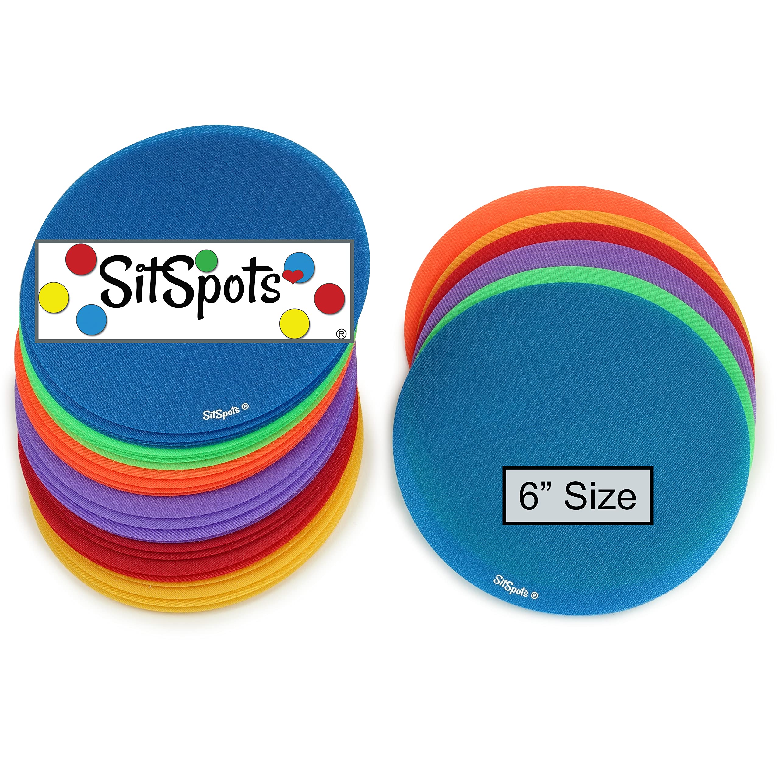 Buy SitSpots® Original Circle Packs - Classroom Circle Floor Dots | The ...