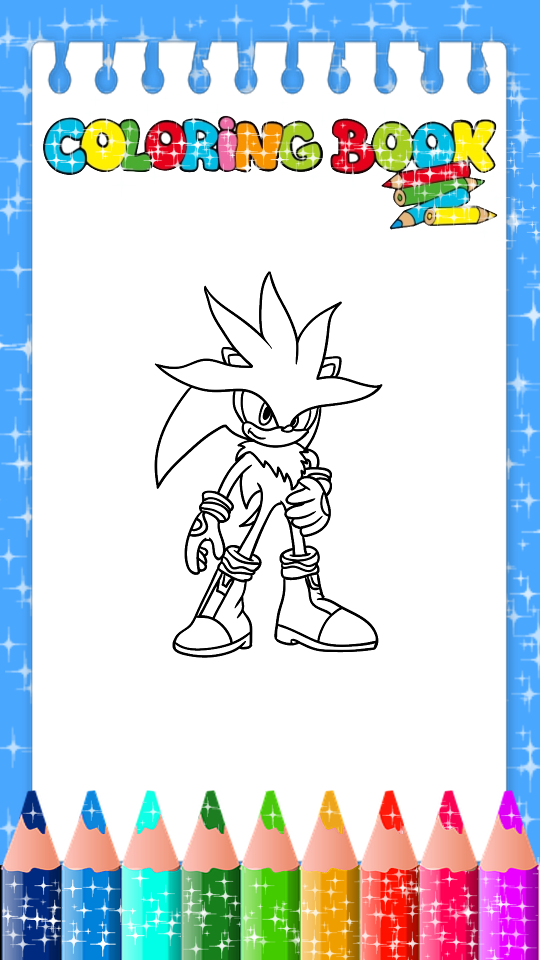 The Hedgehog Glitter Coloring Book Pages - App on Amazon Appstore
