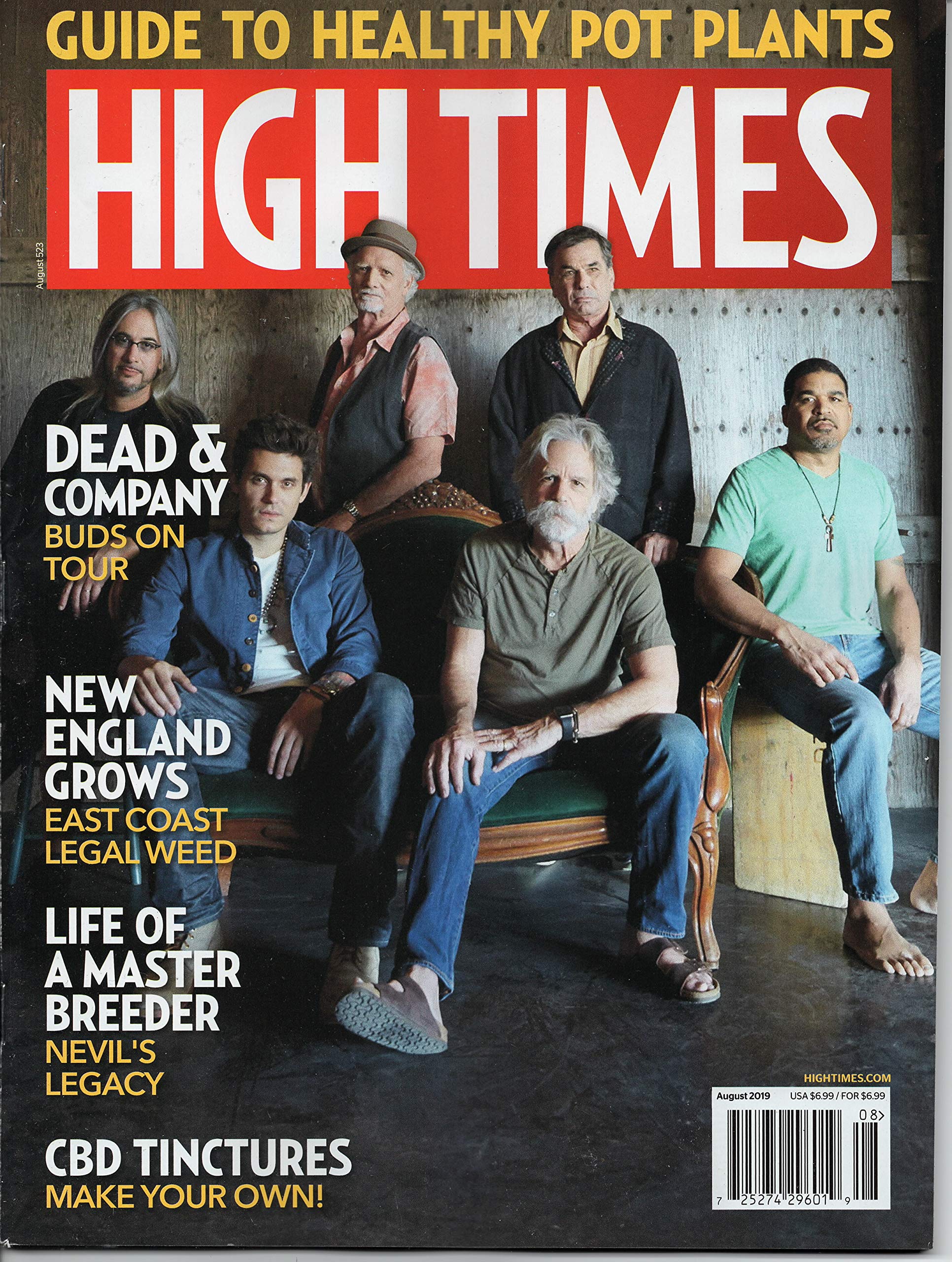 High Times Magazines August 2019 Guide To Healthy Pot Plants; CBD ...