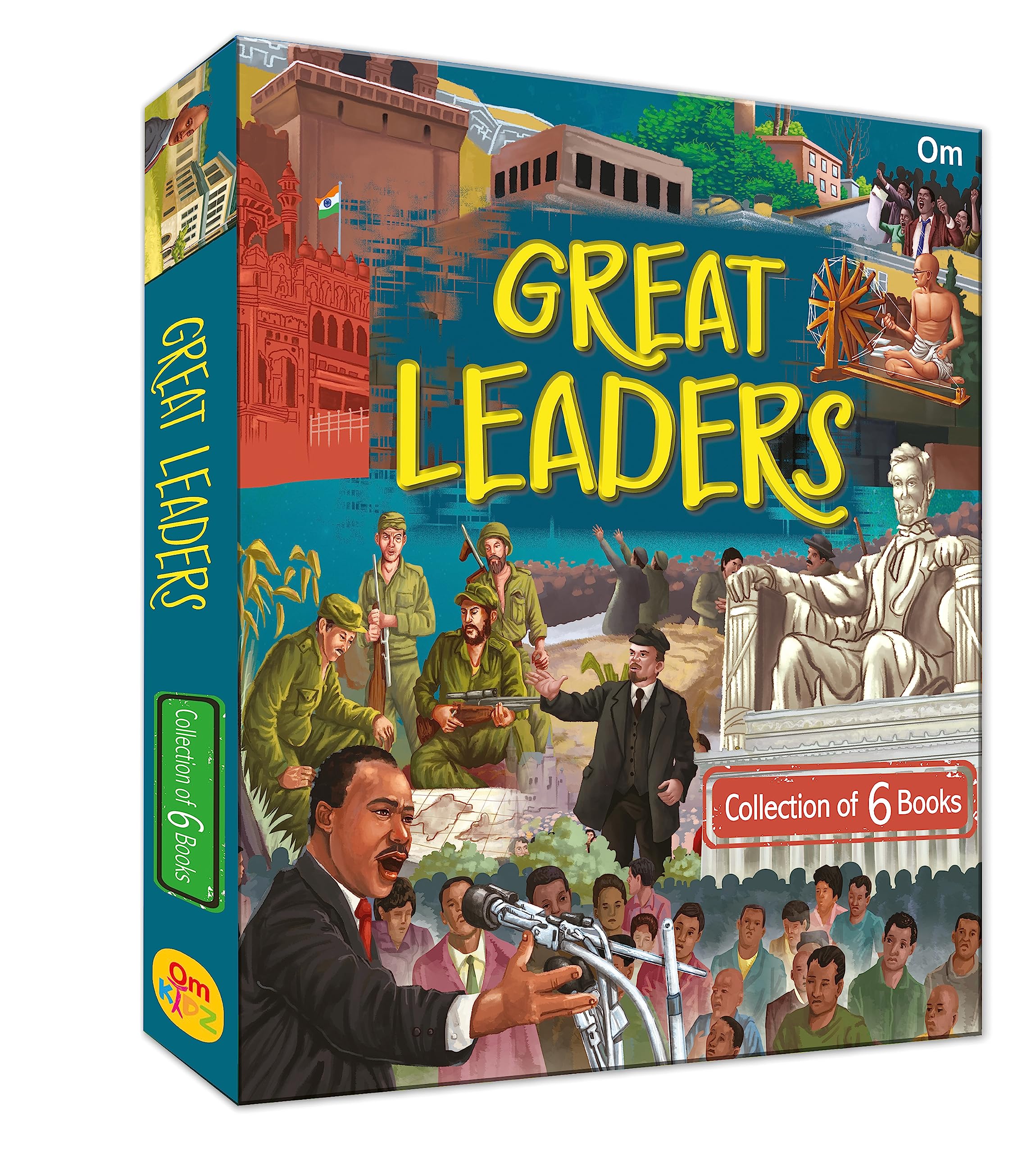 Buy Great Leaders: Collection of 6 Books - Gandhi, Mandela, Lincoln ...