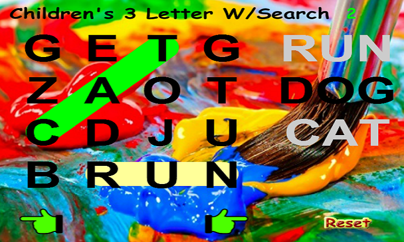 Kids 3 Letter Word Search - Find Words of 3 Letters Only - App on ...