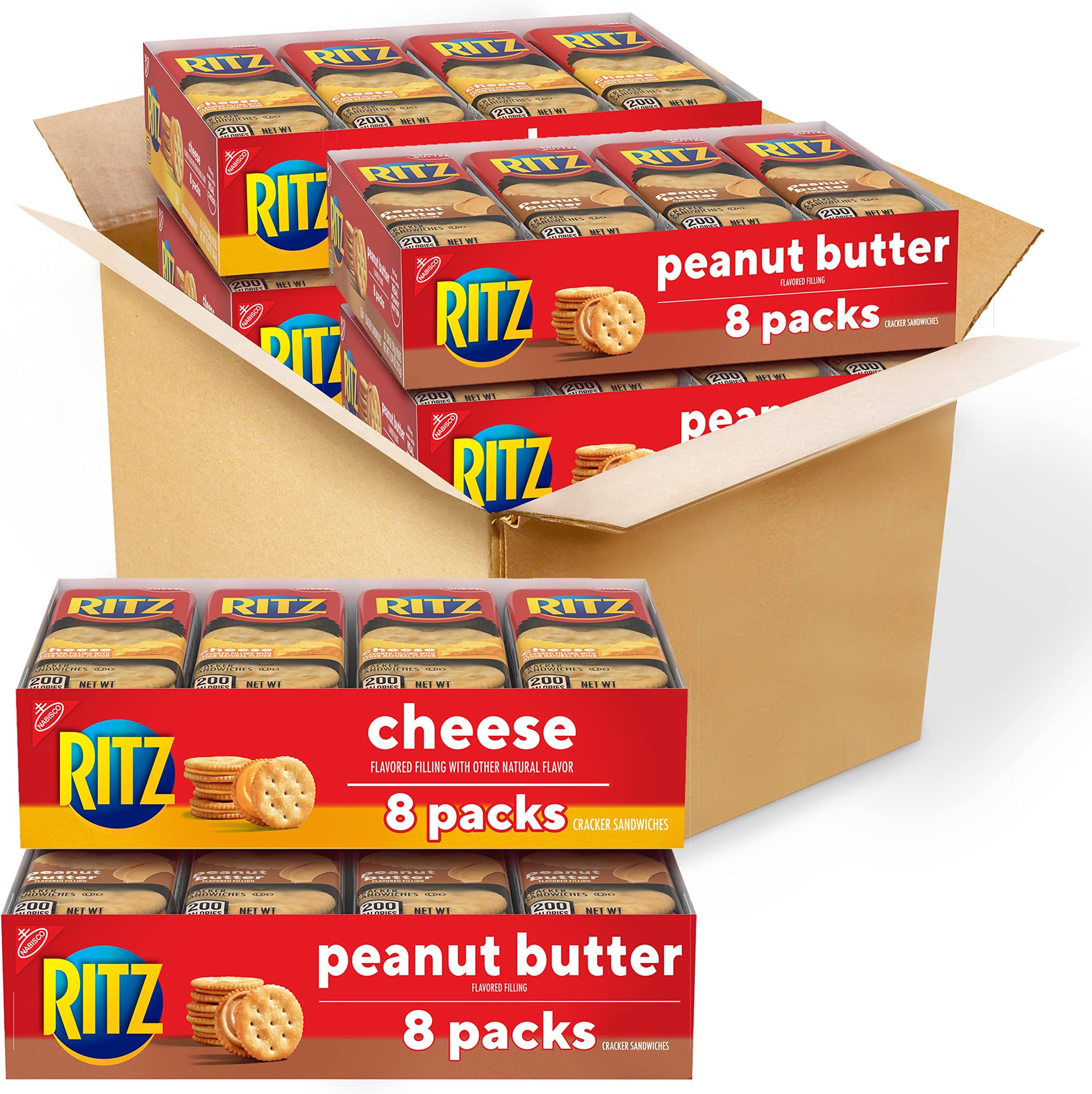 Amazon.com: Nabisco Handi-Snacks Ritz Crackers N' Cheese Dip - 30 Pack