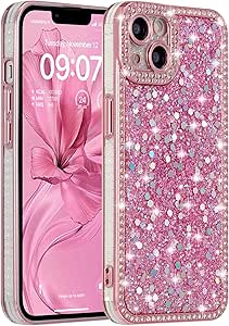 Amazon.com: FABSPARK Case for iPhone 11,Glitter Crystal Diamond Rhinestones Sequin Shiny Bling ...