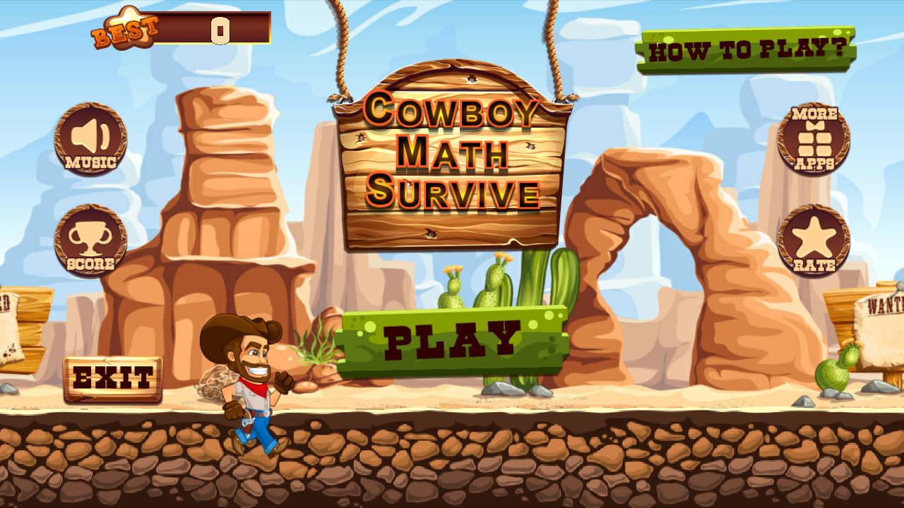 Cowboy Math Survive - App on Amazon Appstore
