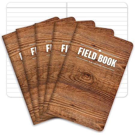 Amazon.com : Field Notebook/Pocket Journal - 3.5"x5.5" - Combination of ...