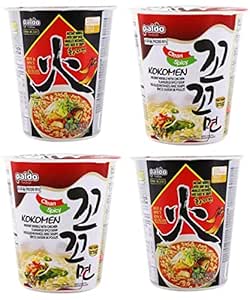Paldo Cup Noodles Combo | Spicy Chicken Kokomen 2 cups and Spicy Hwa ...