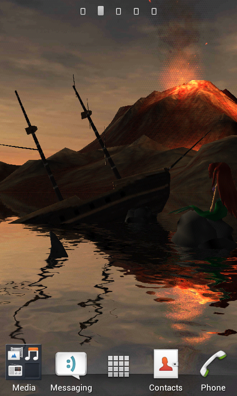 Volcano 3d Live Wallpaper Fiery Lava Explosion Wallpaper Free