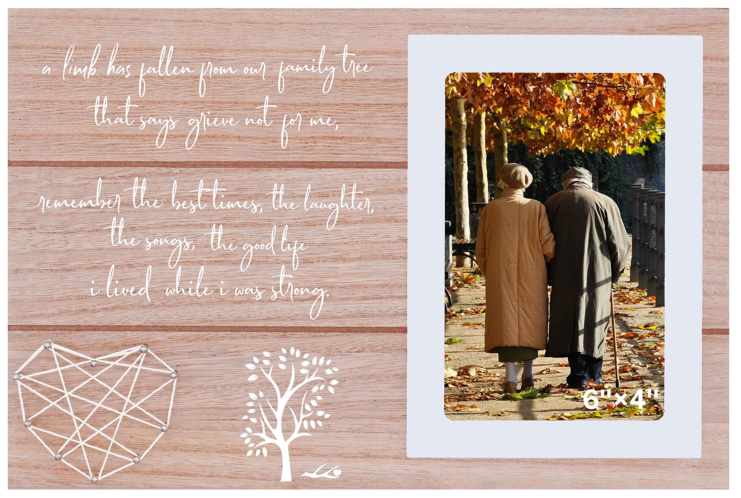 Buy Memorial Picture Frame Gift -A Limb Has Fallen From Our Family Tree ...