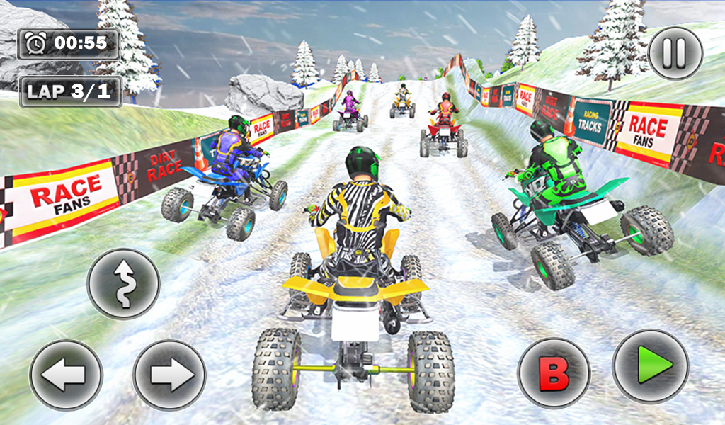 Dirt Track Racing Quad Bike ATV Hill Racing Games Free For Kids - App ...