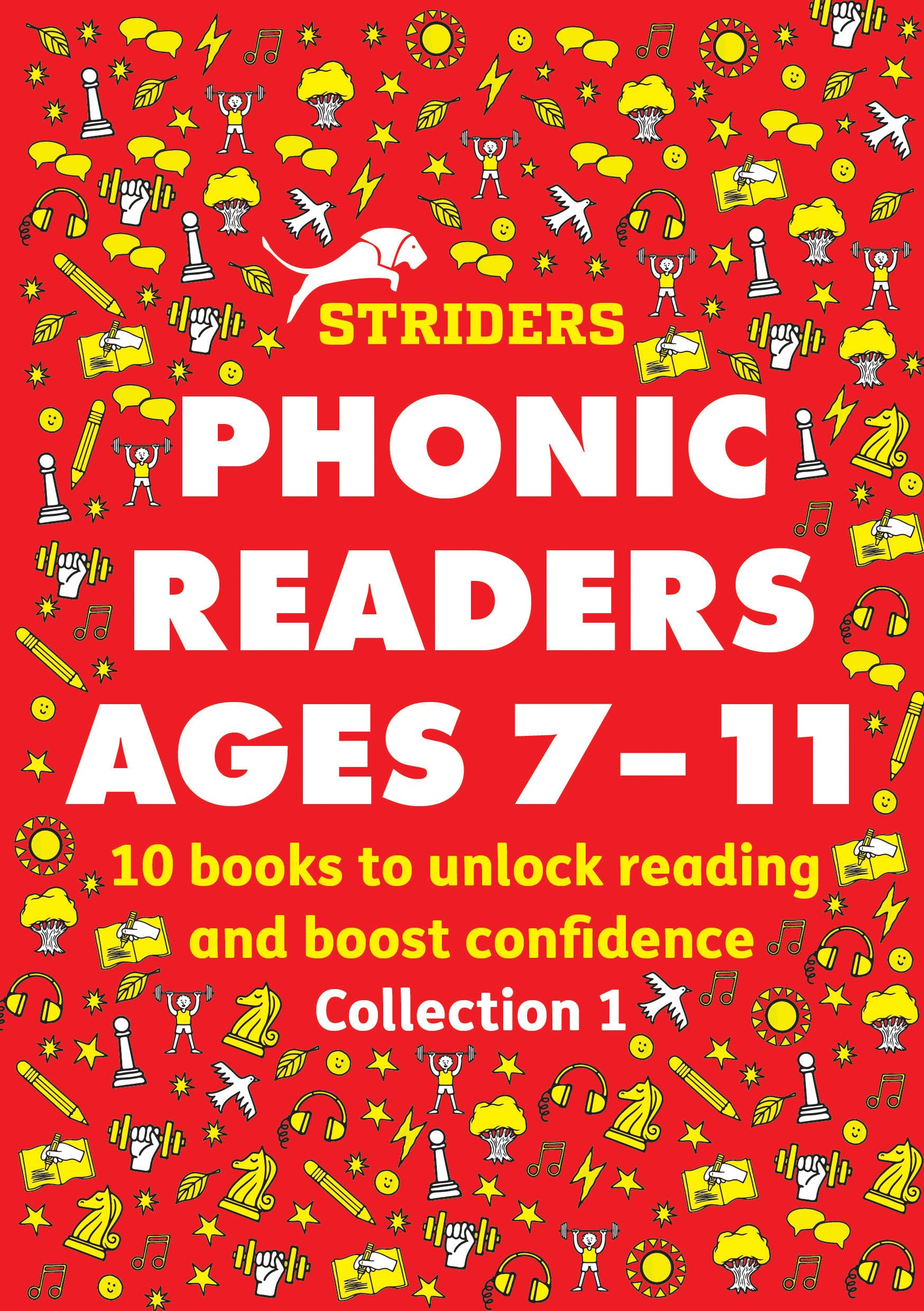 Striders Phonic Readers Collection 1 - x10 Little Wandle high-low ...
