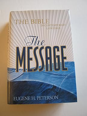 Message The New Testament Psalms and Proverbs: Peterson, Eugene H ...