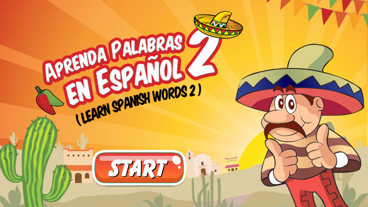 Learn Spanish Words 2 Free: Vocabulary Lessons Game Using Language ...