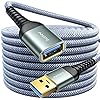 Amazon.com: LORDTRONICS Long USB Extension Cable 10FT USB Extender USB ...