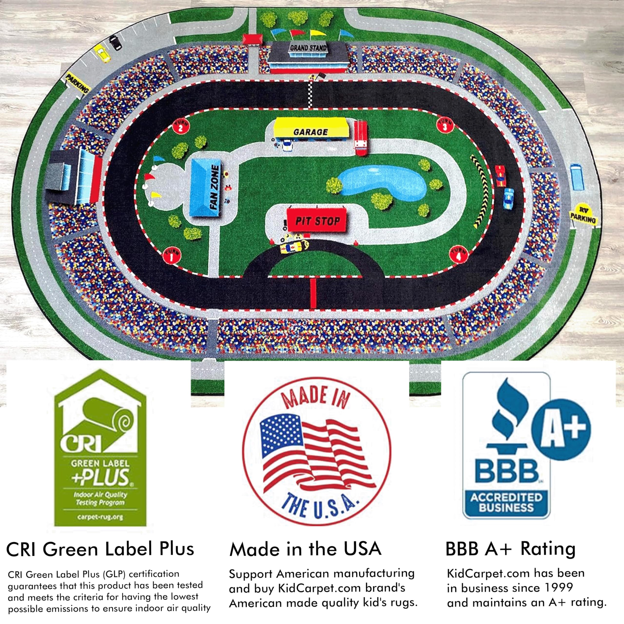 Oval Race Track