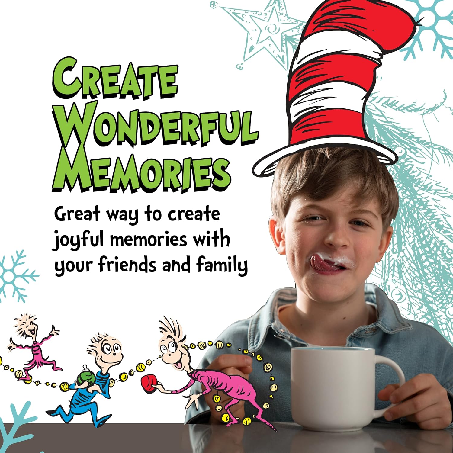 Buy Ten Acre Gifts Dr Seuss The Grinch Hot Chocolate Mix Gift Set, 12 ...