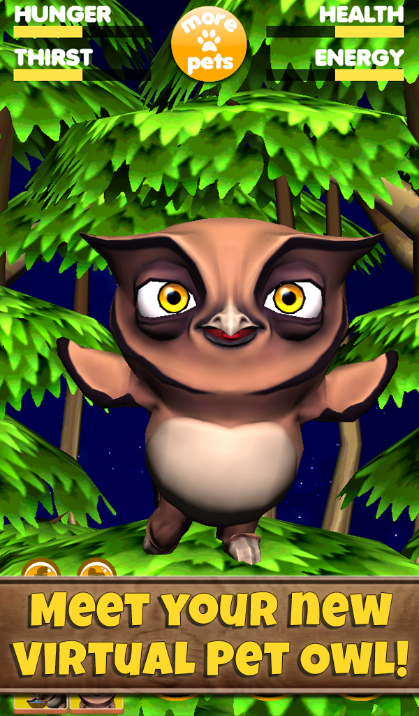 Virtual Pet Owl:Amazon.com:Appstore for Android