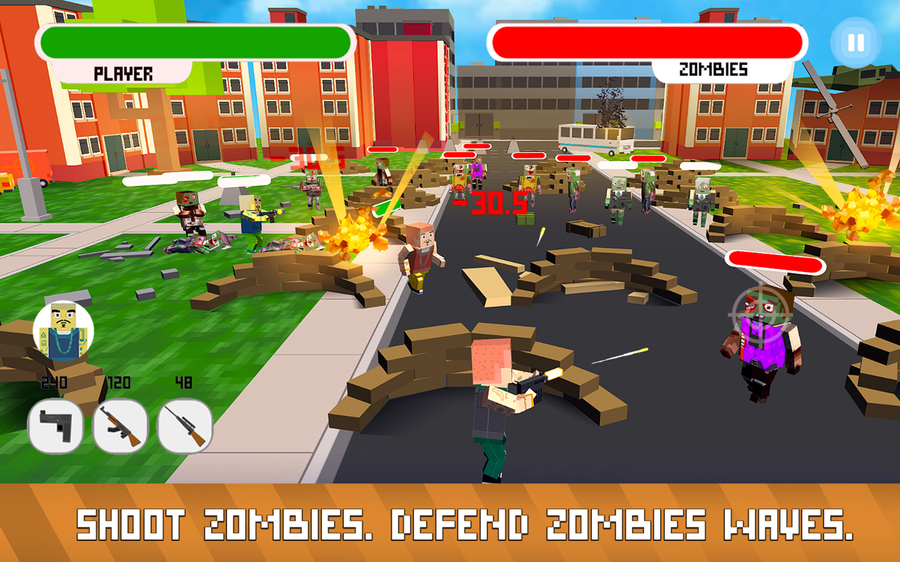 Blocky Shooter: Zombie Survival:Amazon.in:Appstore for Android