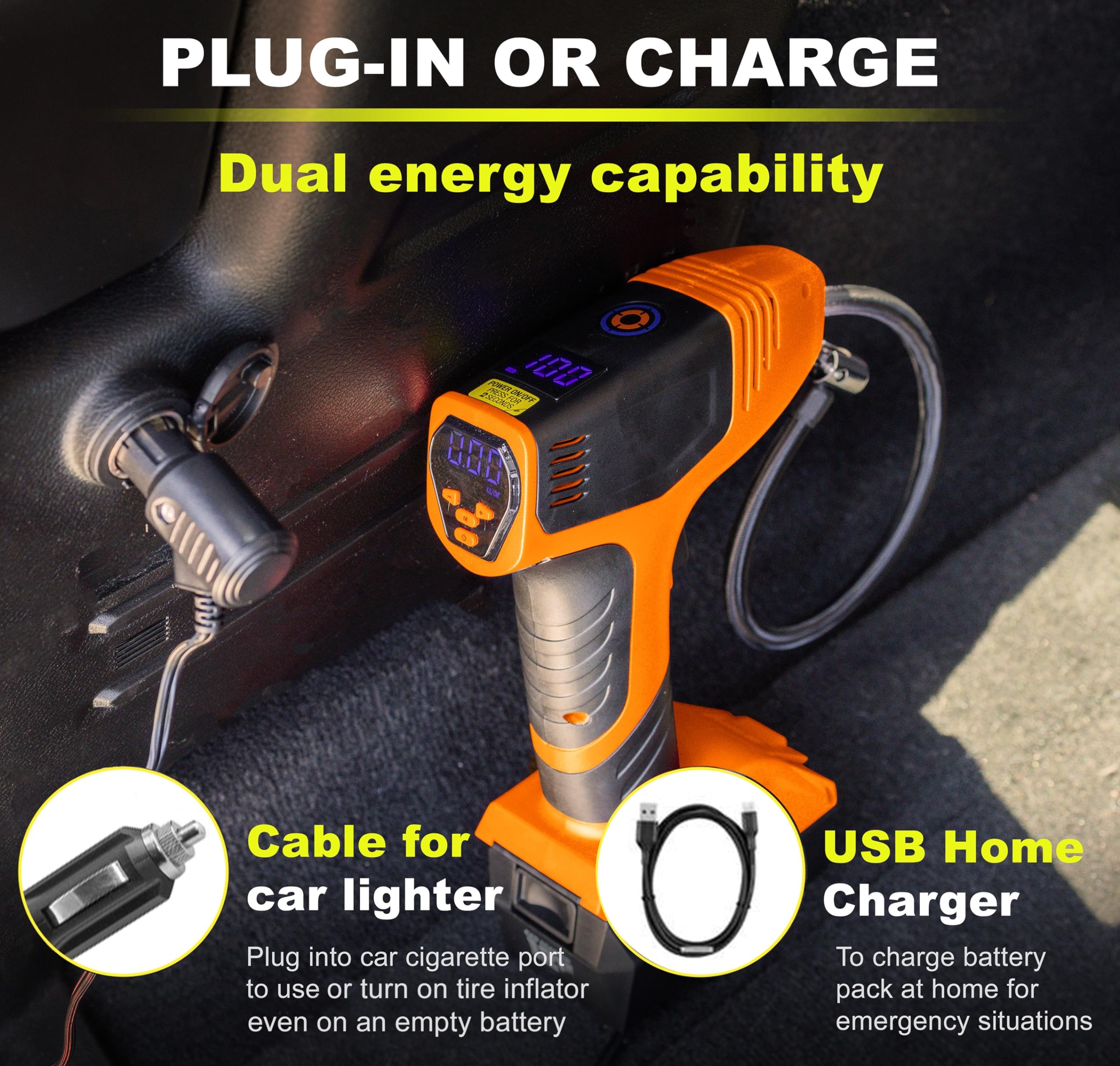 Snapklik.com : EMSON Bullseye Pro ASON TV Digital Tire Inflator ...