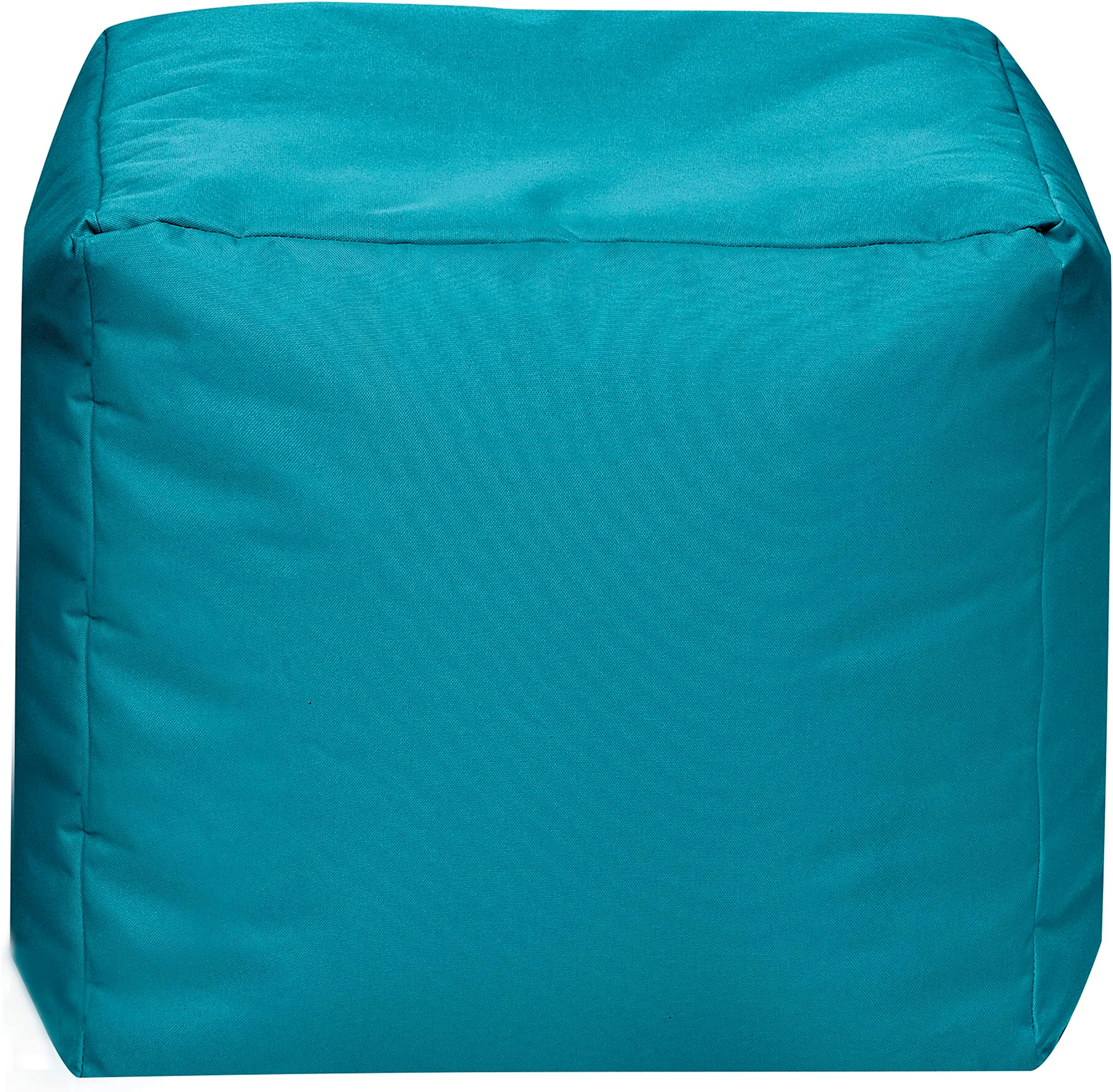 Amazon.com: Gouchee Home Cube Brava Pouf Ottoman Foot Rest - Turquoise ...