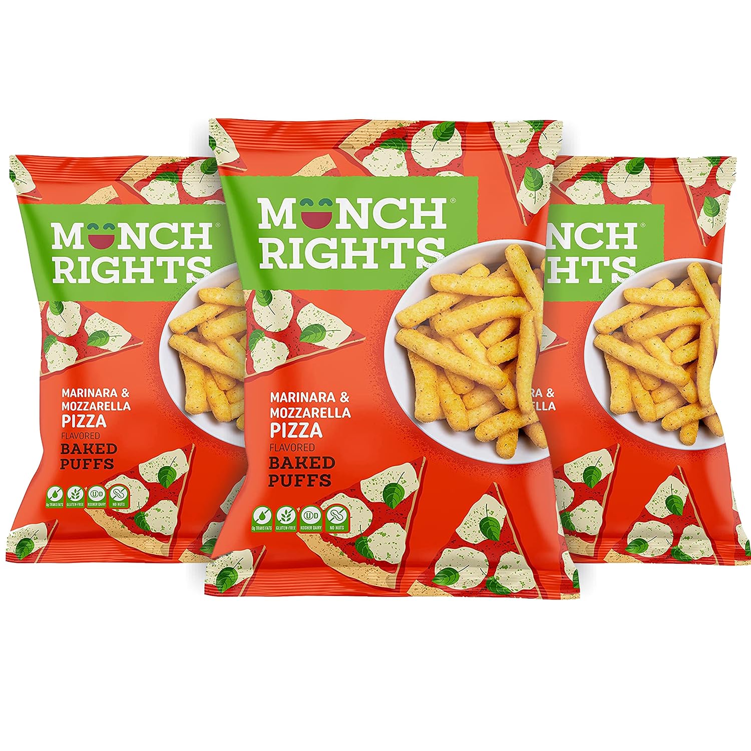 Amazon.com: Munch Rights Baked Puffs Variety Pack Snack Healthy Low ...