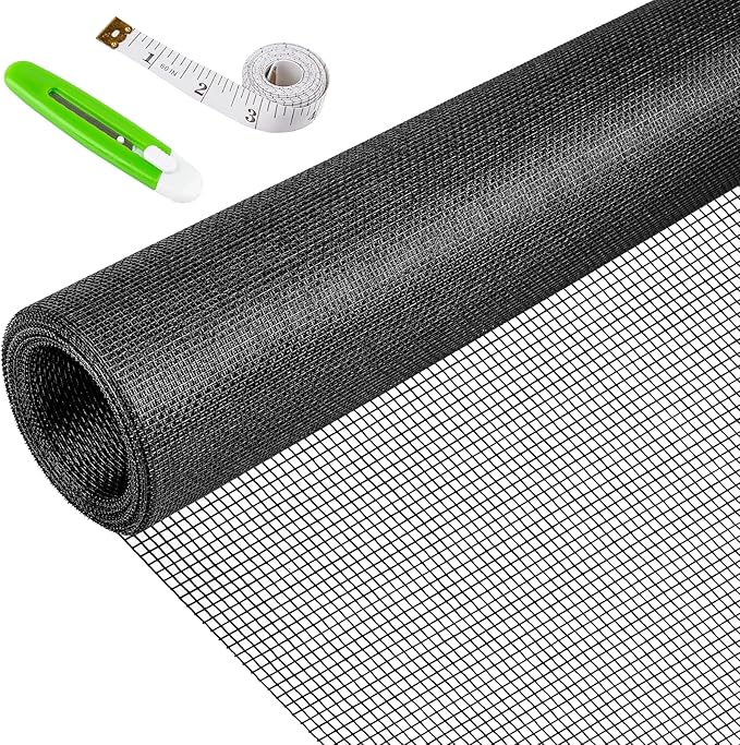 48"X102" Window Screen Replacement, Fiberglass Window Screen Mesh ...