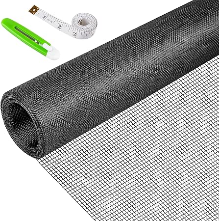 48"X102" Window Screen Replacement, Fiberglass Window Screen Mesh ...
