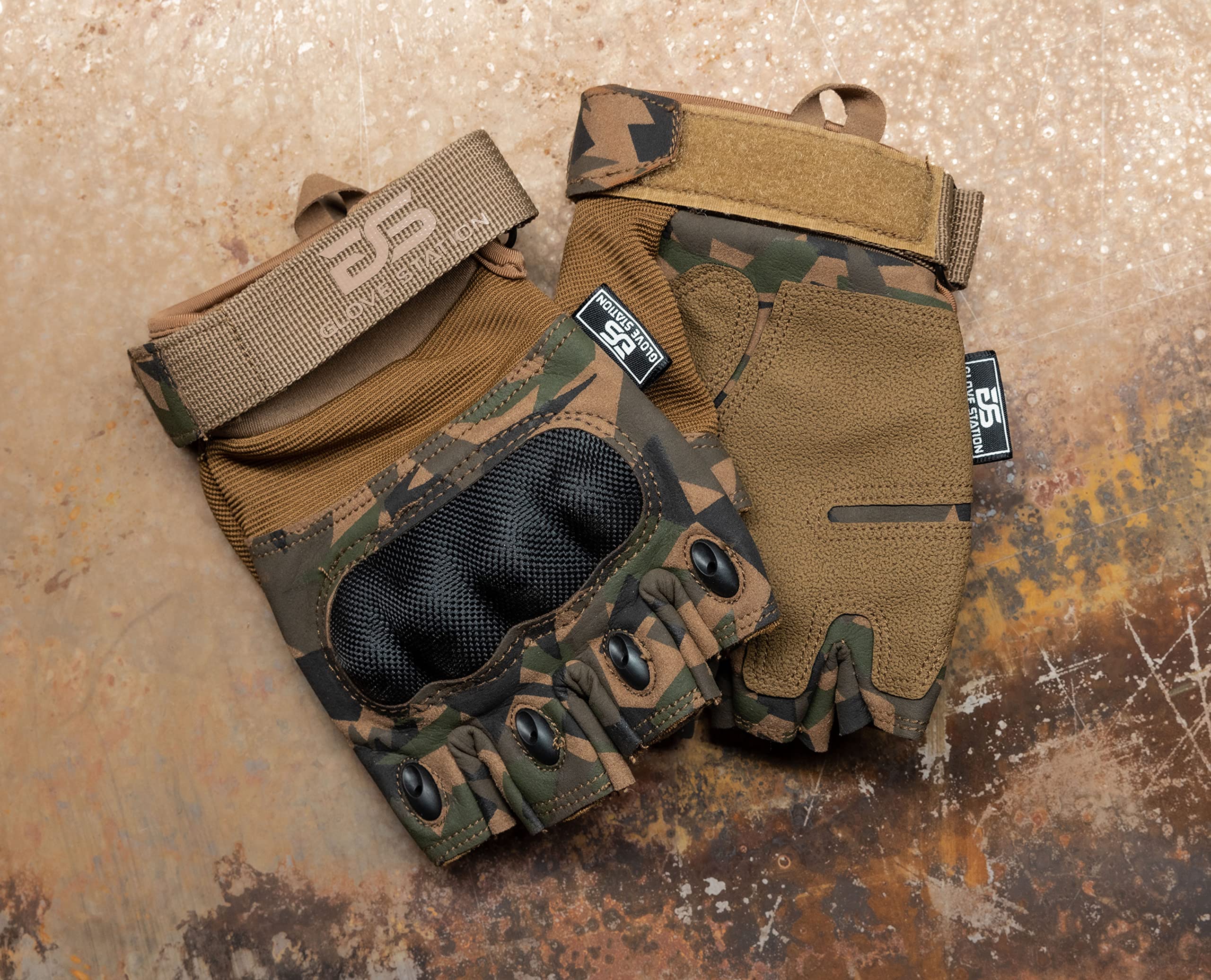 Snapklik.com : Glove Station The Combat - Fingerless Knuckle Tactical ...