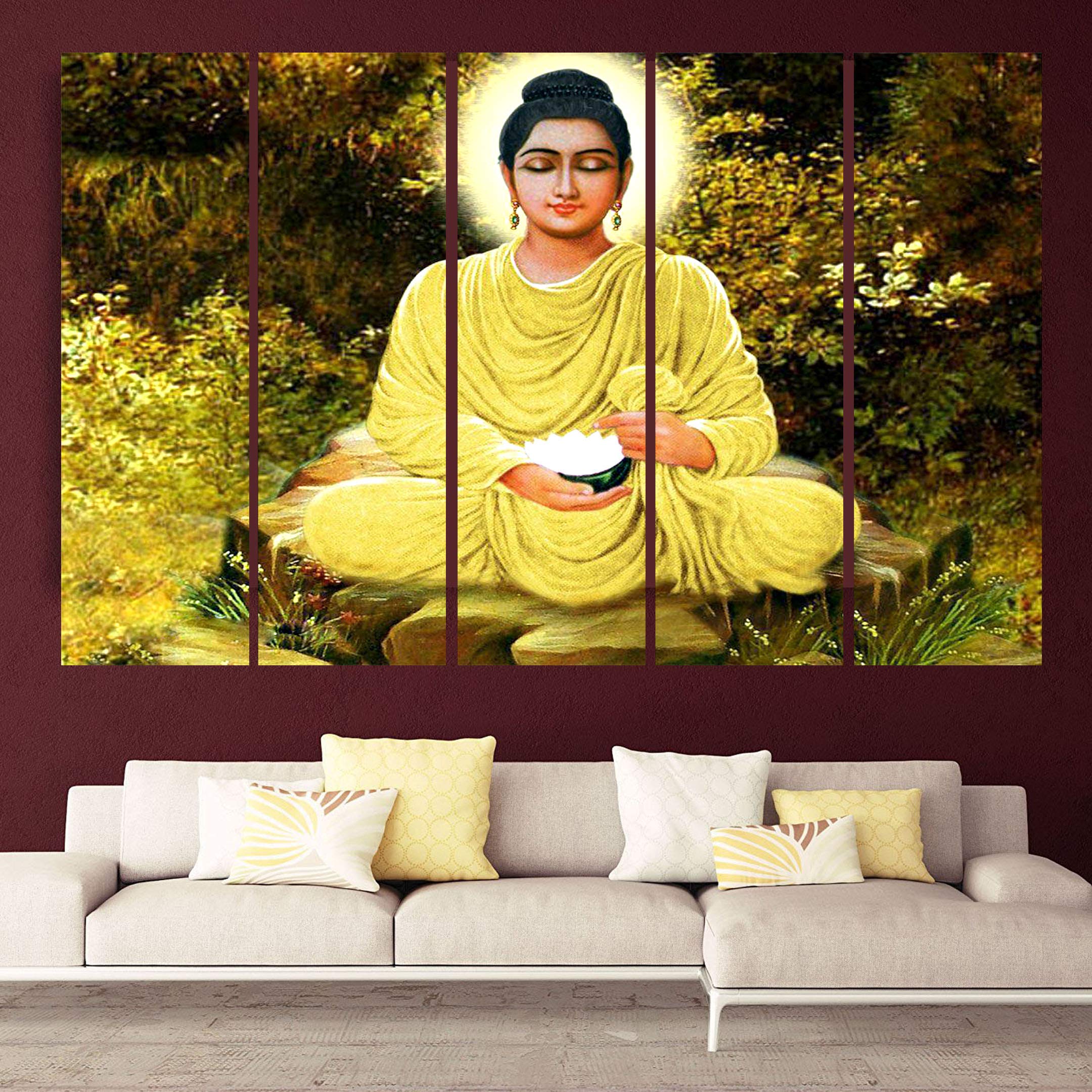 Buy KYARA ARTS Big Size Multiple Frames, Beautifull Big Size Buddha ...