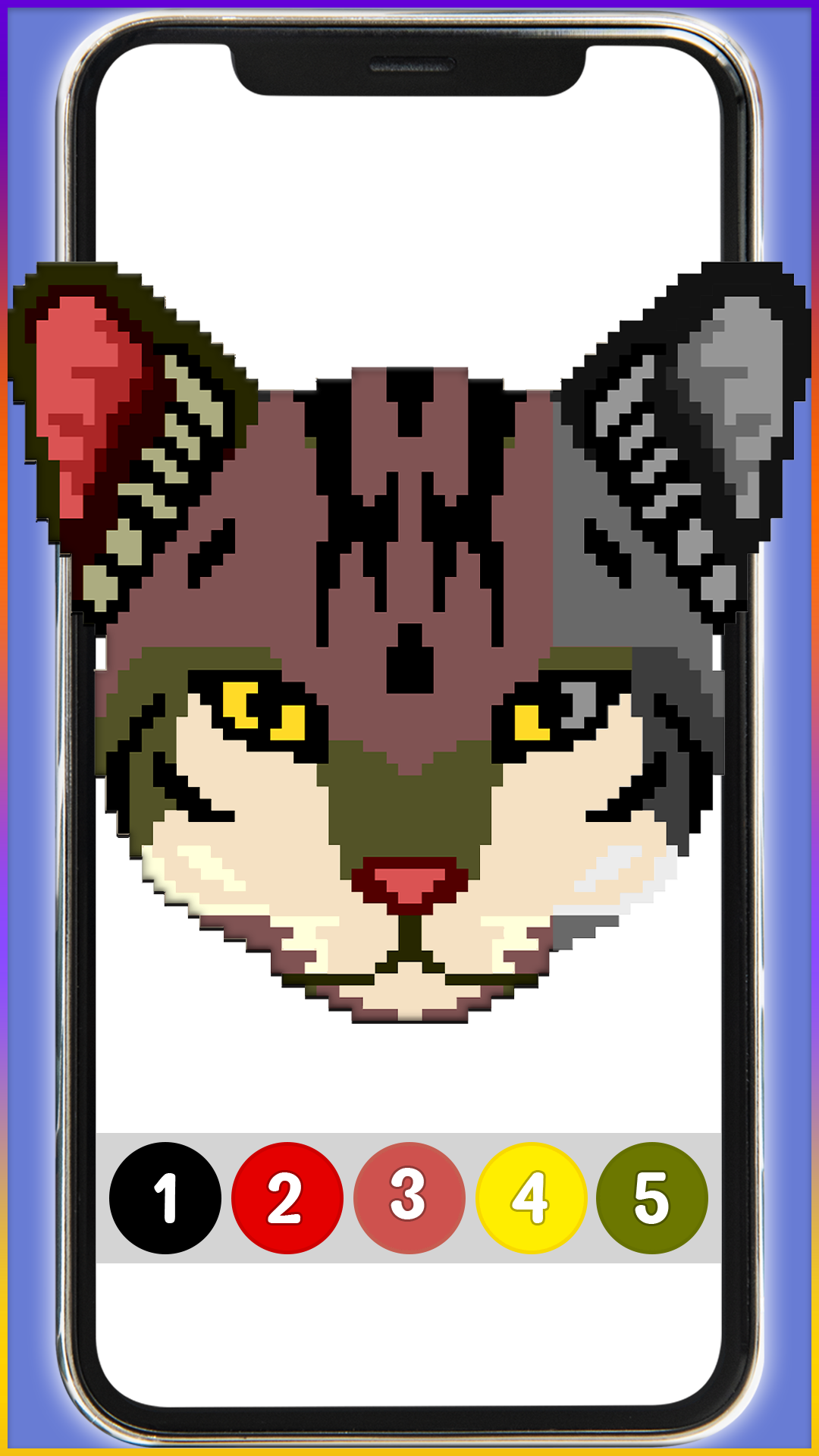 Aplicación Cats Pixel Art - Paint by Number, Sandbox Coloring Book ...