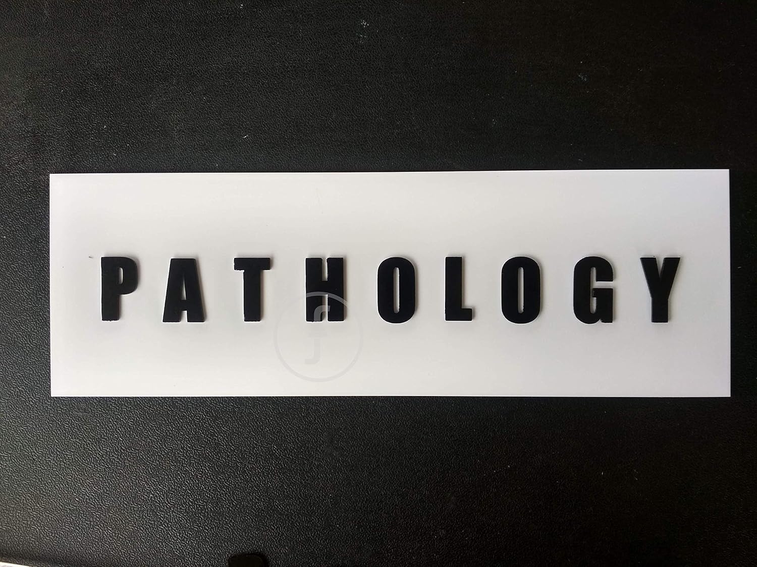 fingerz Pathology 3D Letters Acrylic Sign Board for Hospital Pharmacy ...