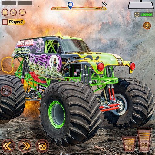 Monster Truck Ramp: Car Games with Mega Ramps Car stunt Monster Ramps ...