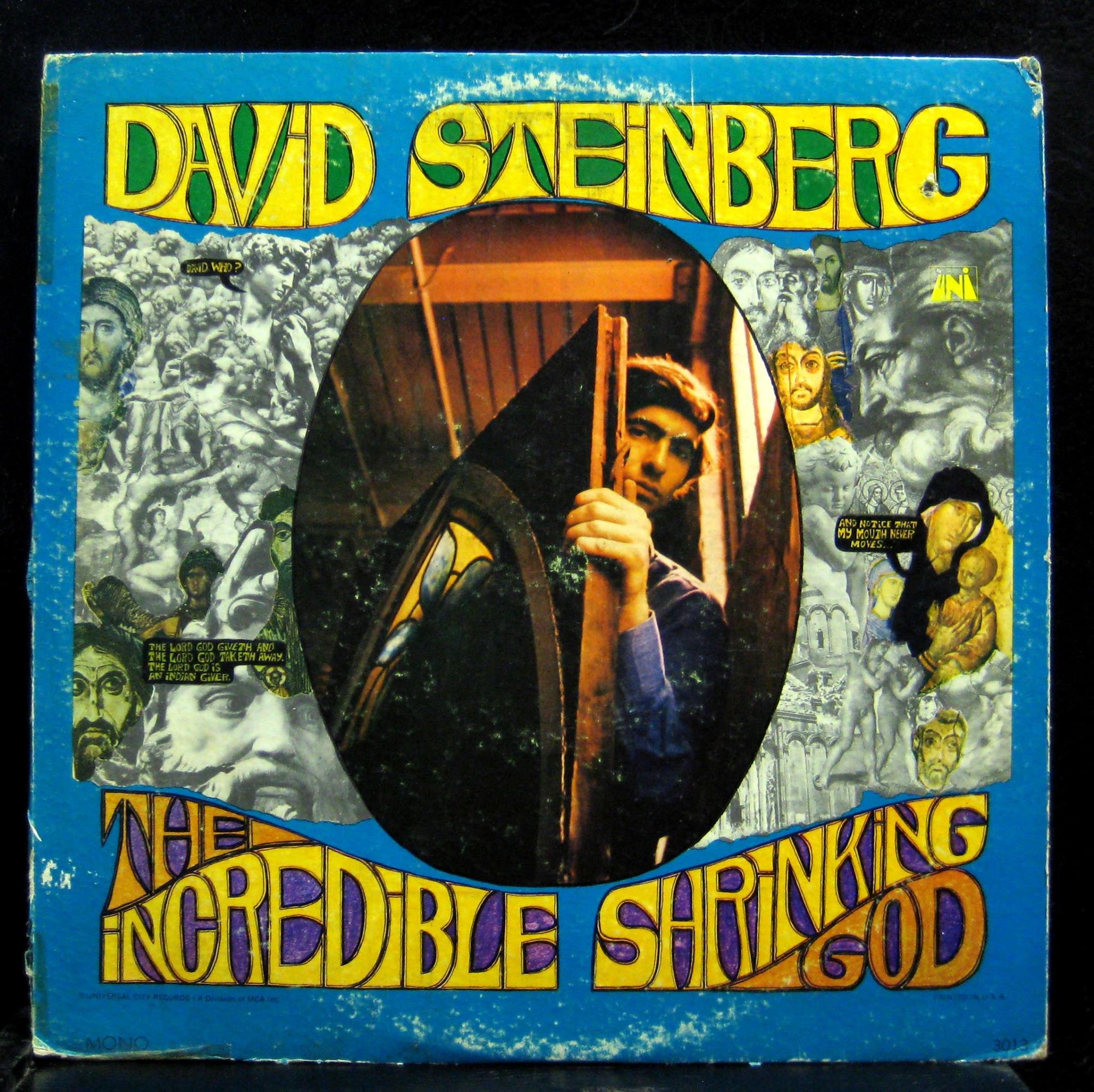 Amazon.com: David Steinberg The Incredible Shrinking God vinyl record ...