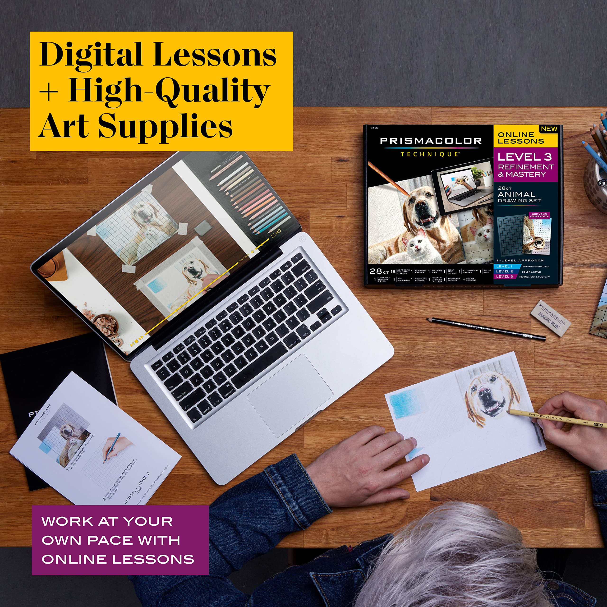 Snapklik.com : Technique, Art Supplies And Digital Art Lessons, Animal ...