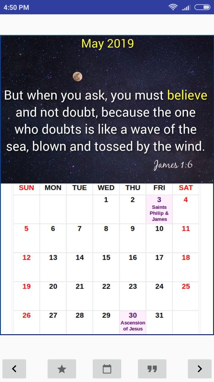 Christian Calendar 2019 - App on Amazon Appstore
